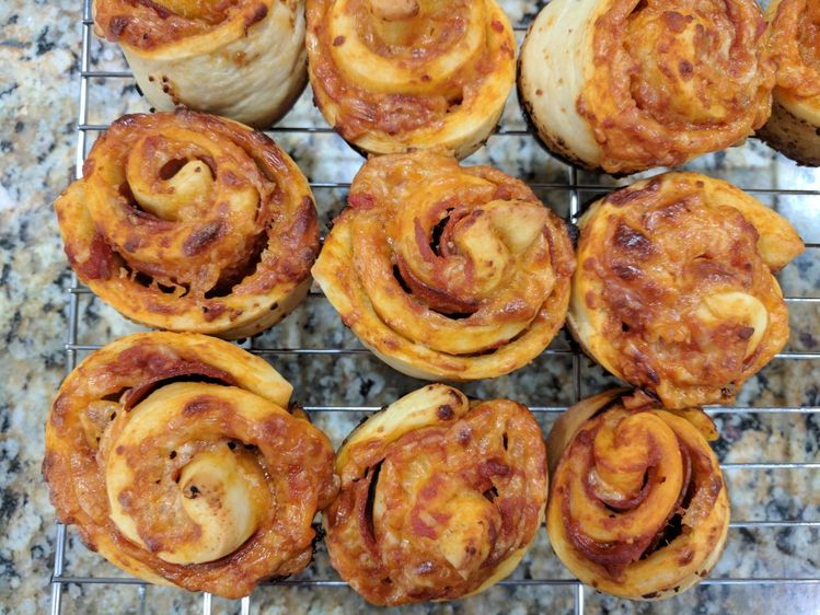 Pepperoni Pizza Rolls - Skinny & Tasty Recipes