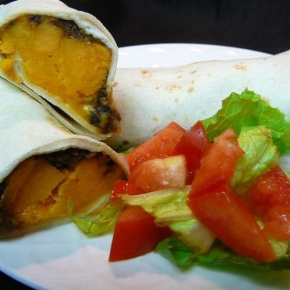 Addictive Sweet Potato Burritos