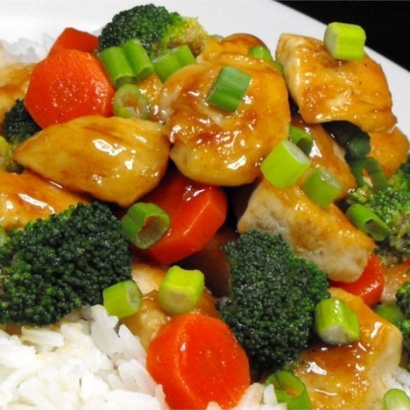 Tasty Asian Chicken and Rice Bowl