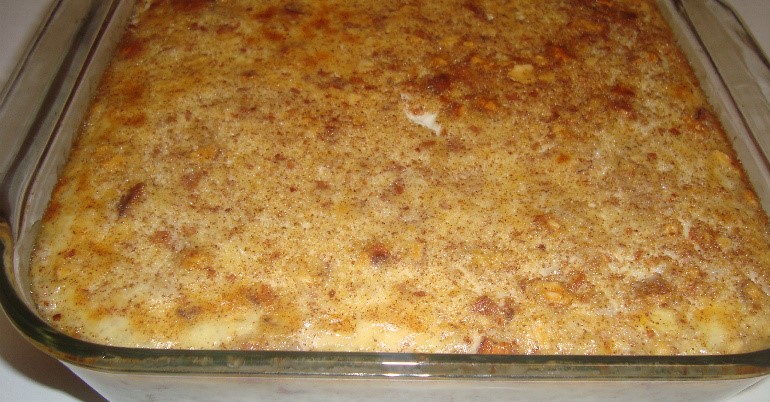Grandma’s Old Fashioned Custard Style Rice Pudding